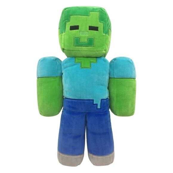 Mattel | Toys | Minecraft Zombie Pillow Buddy Video Game Plushiestuffed ...